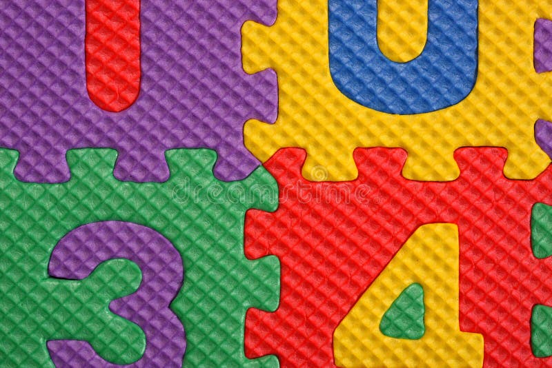Alphabet and Number Blocks stock photo. Image of childhood - 11955960