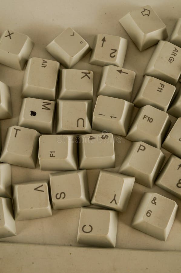 Alphabet Numbers and Some Other Keys Stock Image - Image of technology ...