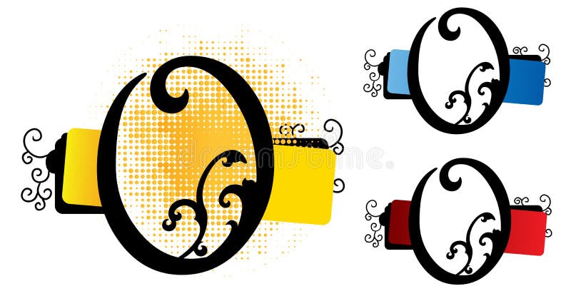 Alphabet o vector stock vector. Illustration of design - 21438865