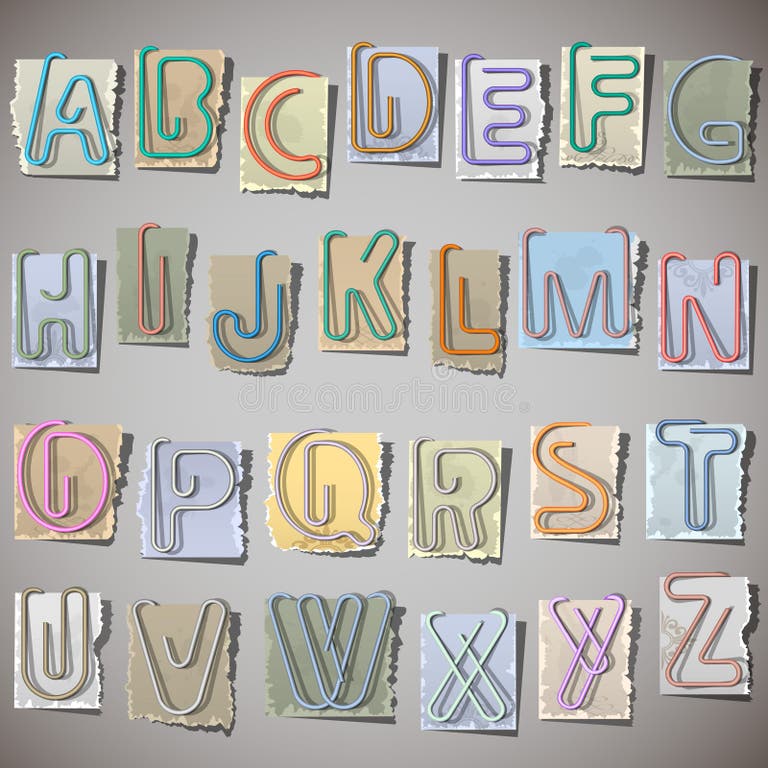 Alphabet Scrap Stock Illustrations – 1,340 Alphabet Scrap Stock ...