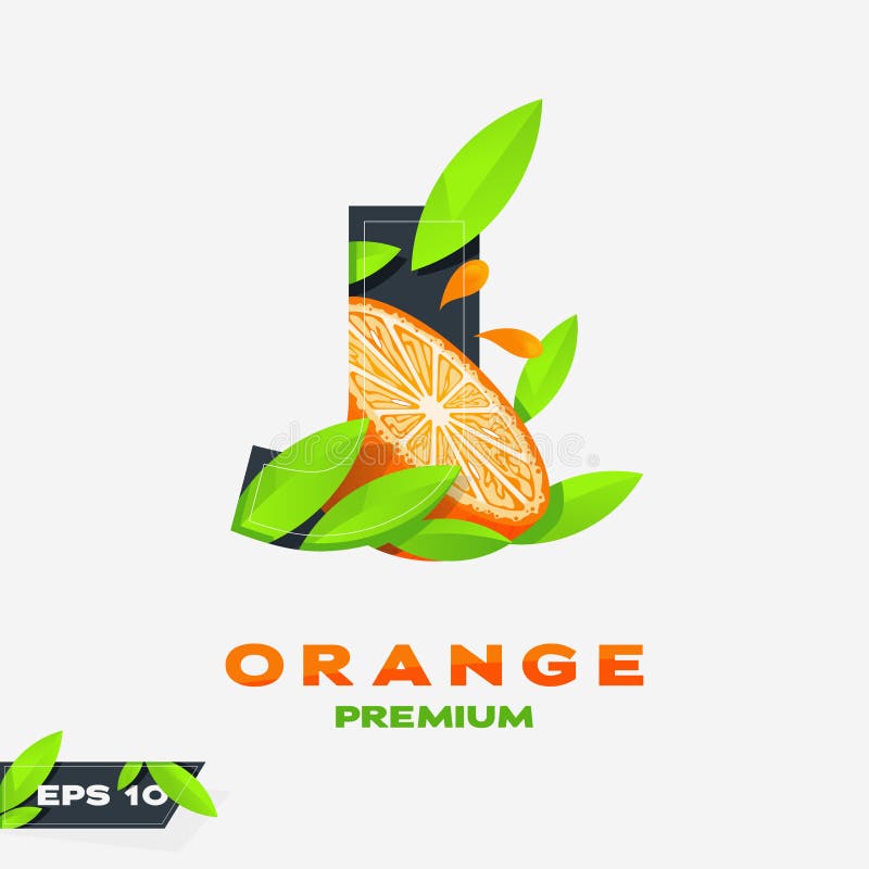 Alphabet J Orange Fruit Edition Stock Illustration - Illustration of ...