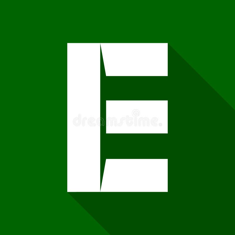 Paper Cut Letter E Stock Illustrations – 480 Paper Cut Letter E Stock ...