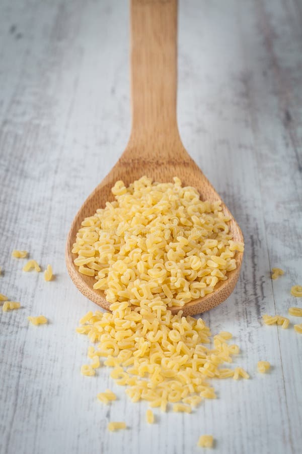 Alphabet pasta stock photo. Image of diet, spoon, shape - 27505708