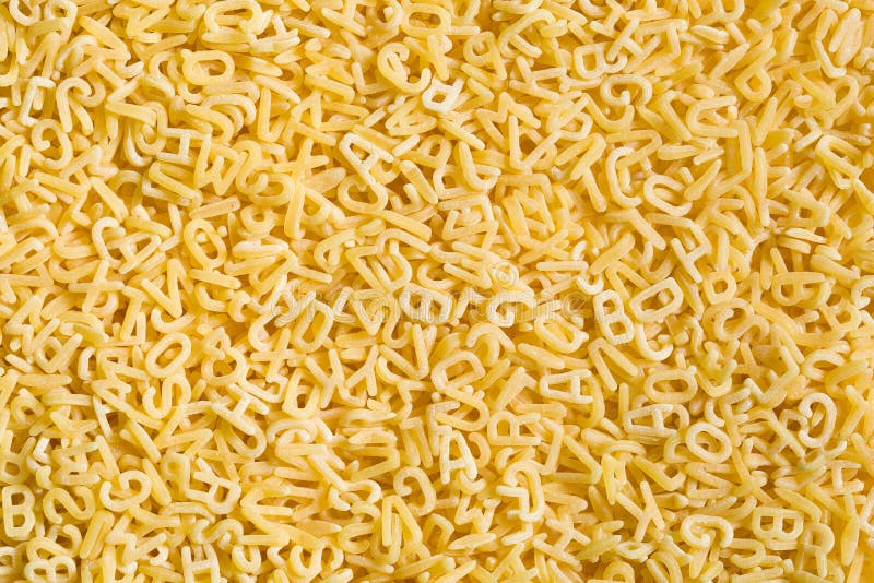 Alphabet pasta stock image. Image of culinary, cooking - 66142737