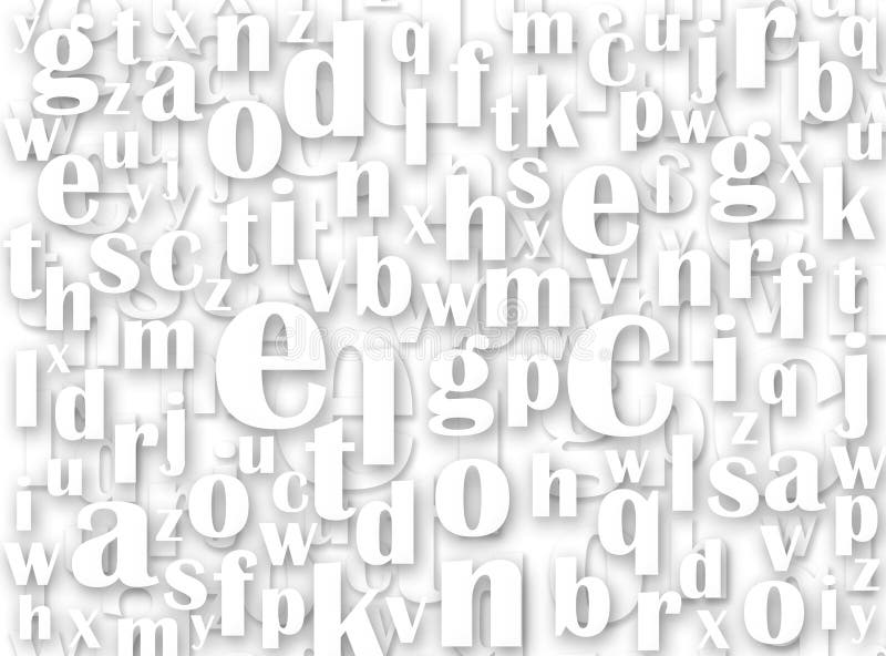 Alphabet Pattern Background Wallpaper Design Stock Illustration ...