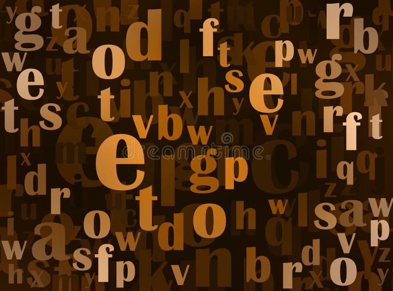 Alphabet Pattern Background Wallpaper Design Stock Illustration ...