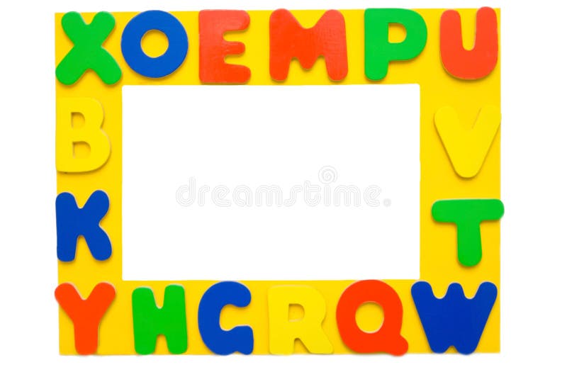 Alphabet Picture Frame stock photo. Image of industry - 5688722