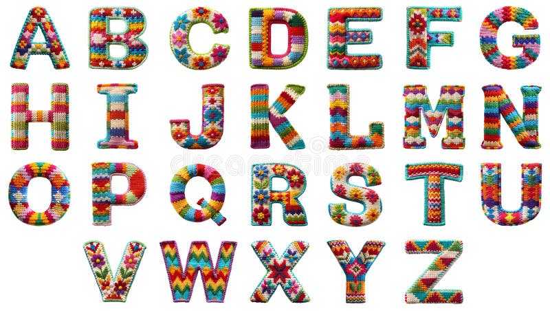 The Alphabet is Presented in a Playful and Colorful Way, with Each ...