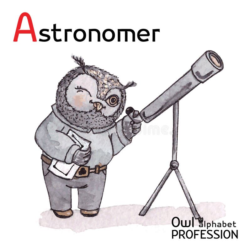 Alphabet Professions Owl Letter B - Banker Vector Stock Vector ...