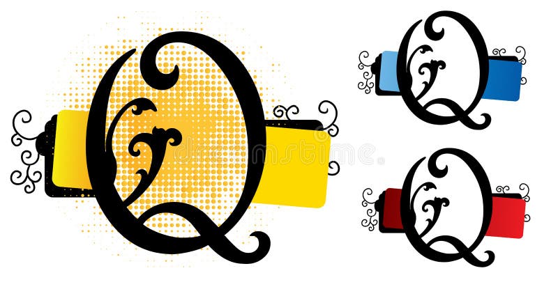 Alphabet q vector stock vector. Illustration of flag - 21438849