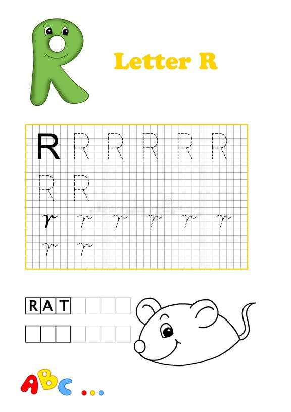 Alphabet, rat stock illustration. Illustration of school - 19453364