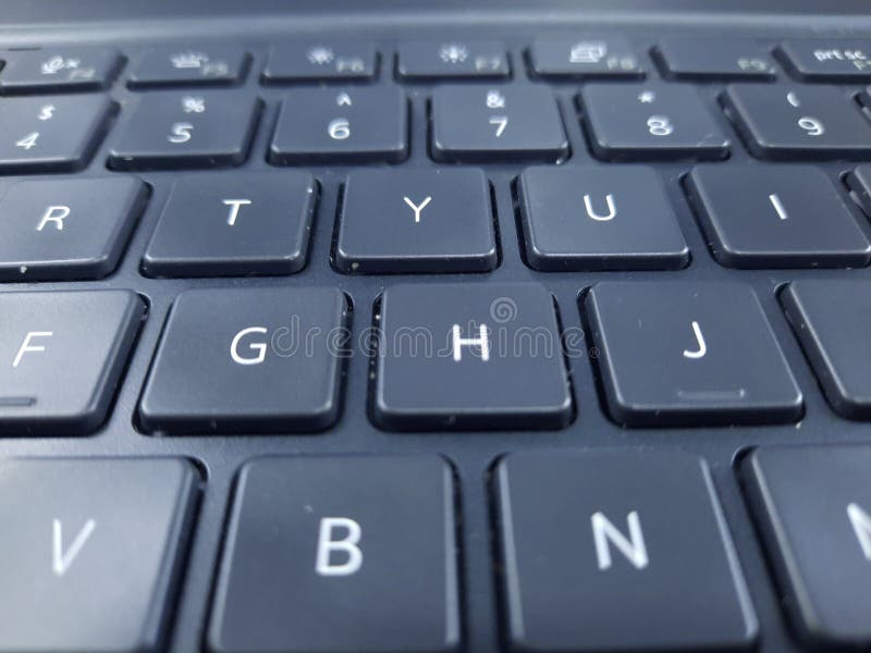 Alphabet Row on Keyboard stock photo. Image of alphabet - 264052954