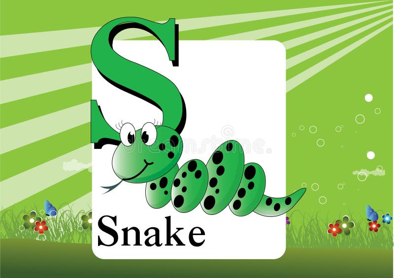 Alphabet-S stock vector. Illustration of book, colorful - 33315201