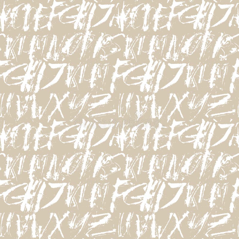 Alphabet seamless pattern. stock vector. Illustration of letter - 67579457