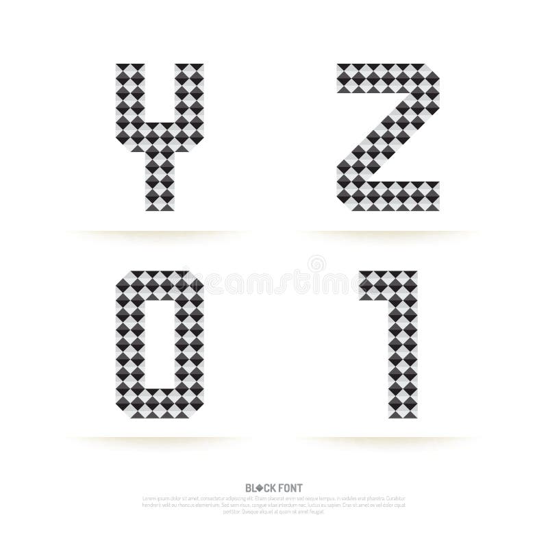 Block Shadow Alphabet Stock Illustrations – 5,168 Block Shadow Alphabet ...