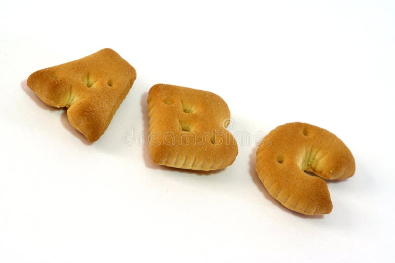 Alphabet Shape Biscuit stock photo. Image of snack, cracker - 3361470