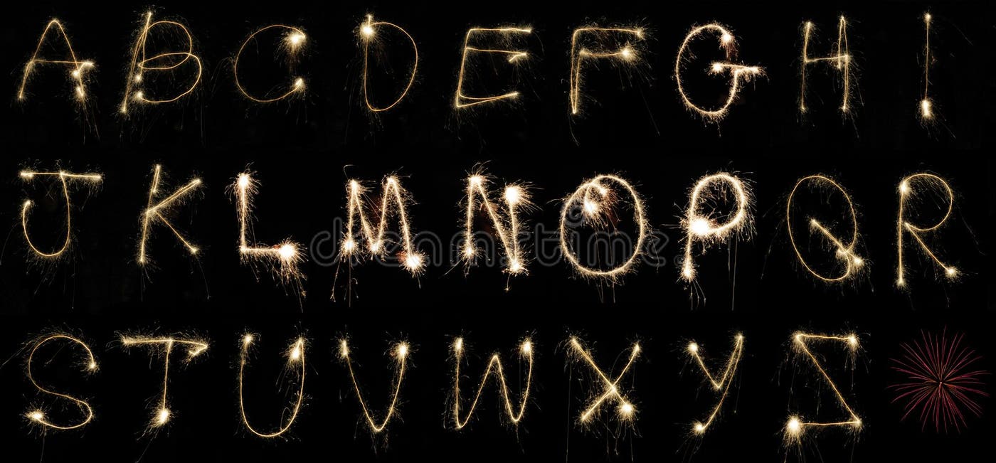 128 Fireworks Alphabet Letters Stock Photos - Free & Royalty-Free Stock ...