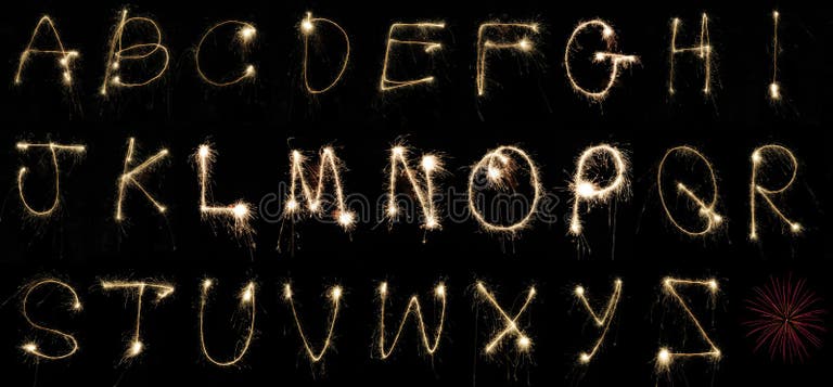 128 Fireworks Alphabet Letters Stock Photos - Free & Royalty-Free Stock ...