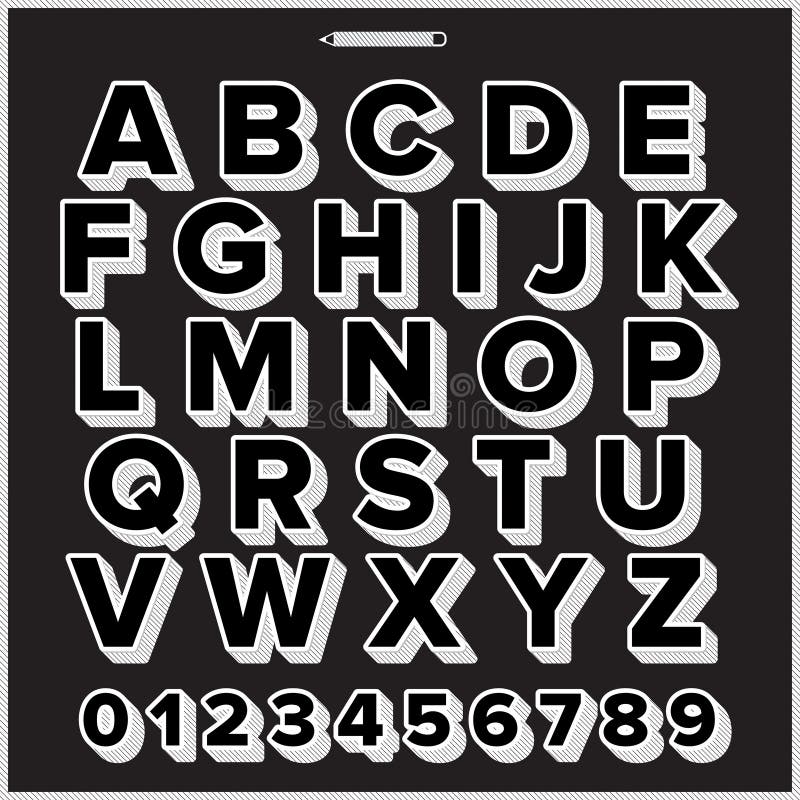 Electric Wire and Plug Alphabets Font Style Stock Vector - Illustration ...