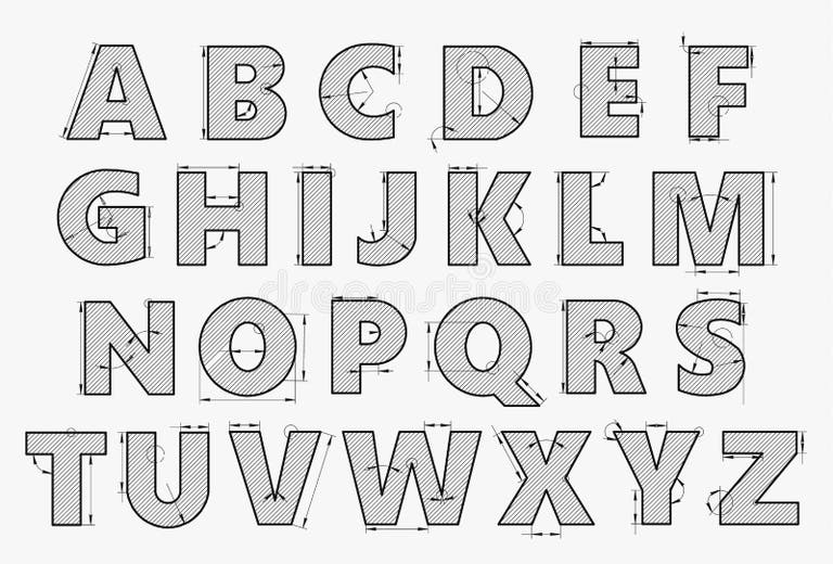 Line Drawing Alphabet Stock Illustrations – 29,796 Line Drawing ...