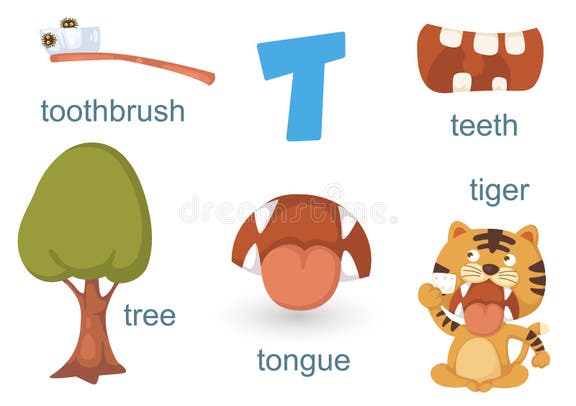 Letter T Tree Alphabet Stock Illustrations – 617 Letter T Tree Alphabet ...