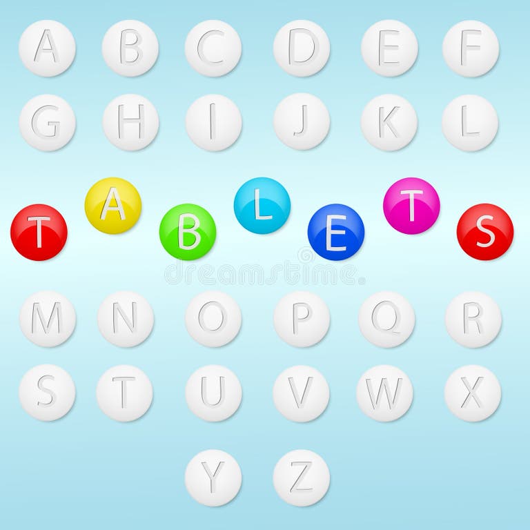 Pill Alphabet Stock Illustrations – 1,144 Pill Alphabet Stock ...