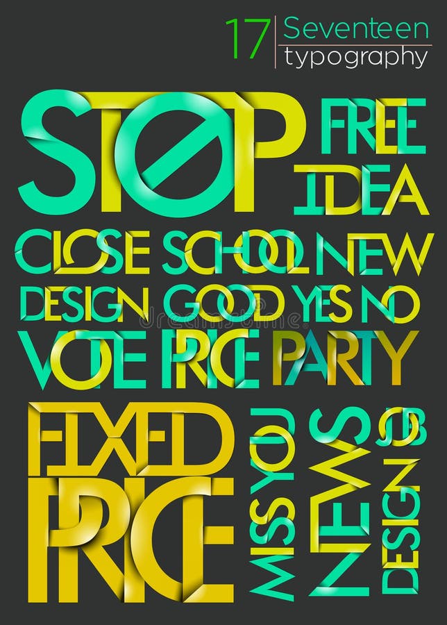 Alphabet Text Design stock vector. Illustration of price - 53426785