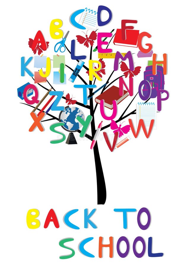 Book tree stock vector. Illustration of literature, paper - 20574420