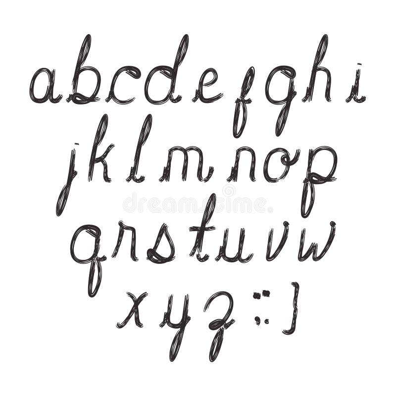 Alphabet type font icons stock vector. Illustration of letter - 145510846