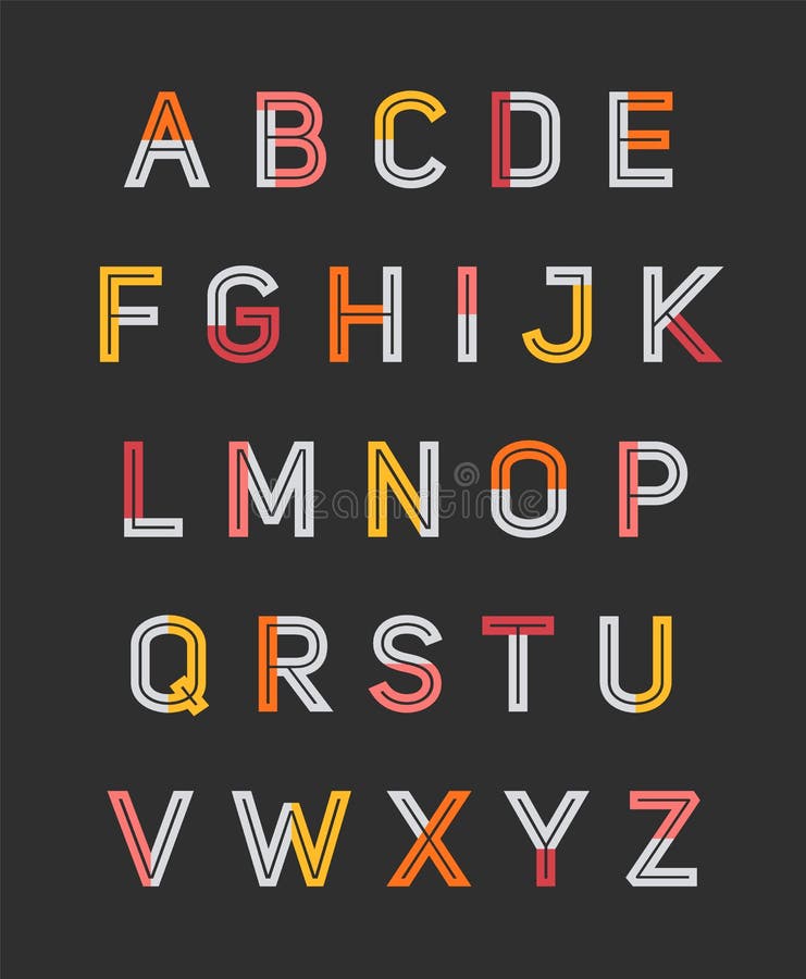 Alphabet stock vector. Illustration of hand, child, creative - 92697765