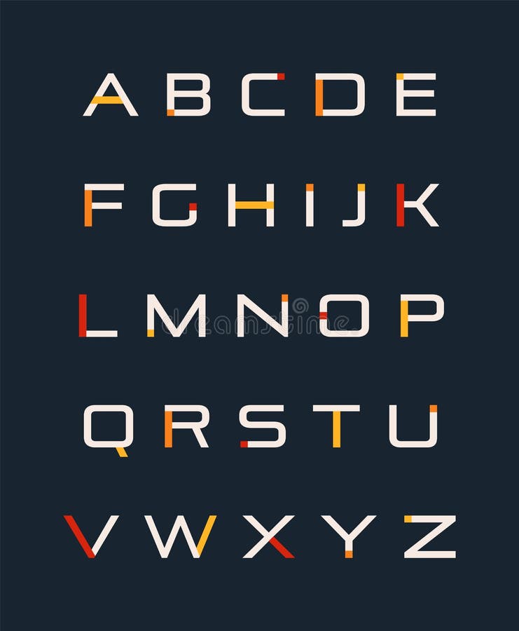 Alphabet stock vector. Illustration of cute, graphic - 92697865