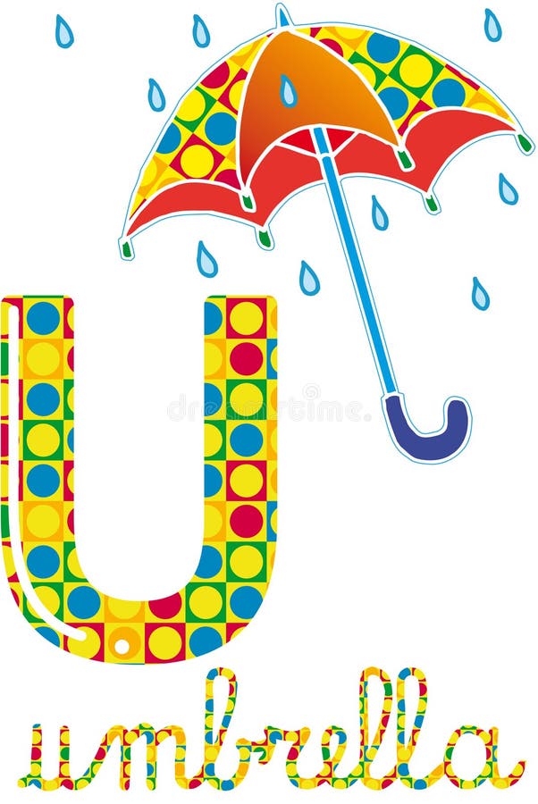 Alphabet u stock vector. Illustration of school, english - 6960866