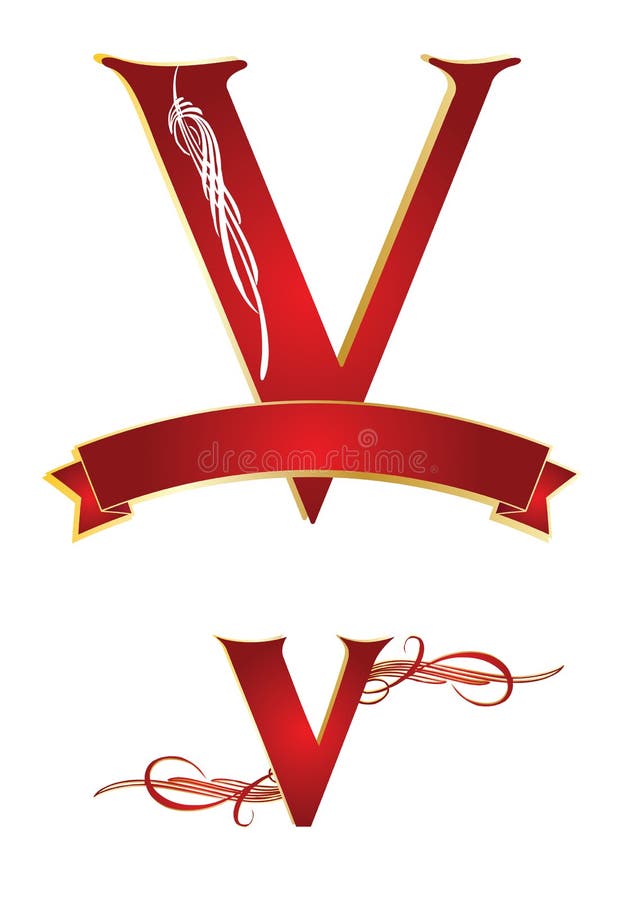 Letter V Words Typography Illustration Alphabet Poster Design Stock ...