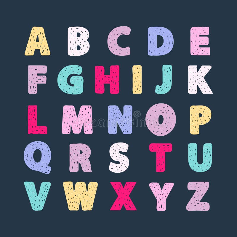 Paper alphabet pattern stock vector. Illustration of pattern - 68523702