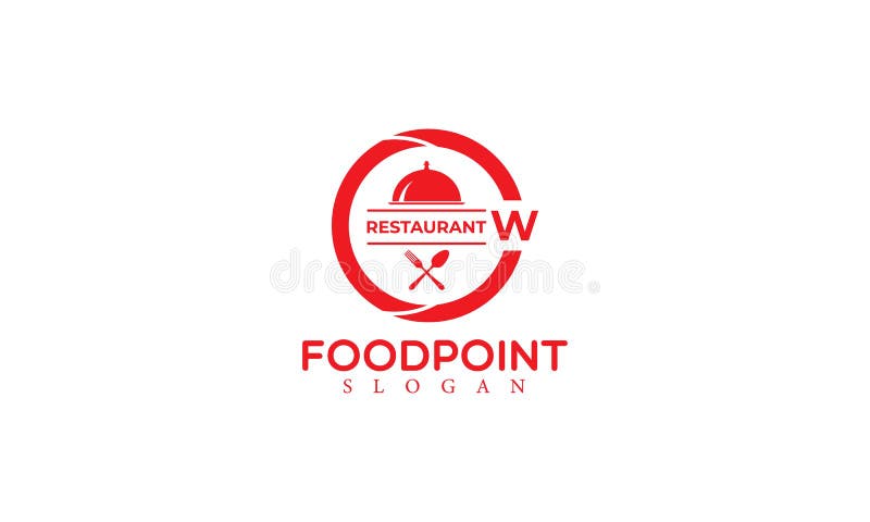Alphabet W Restaurant Monogram Vector Logo Template, Letter W Food Logo ...