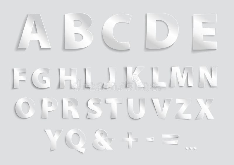 Alphabet white letter stock illustration. Illustration of design - 78971385