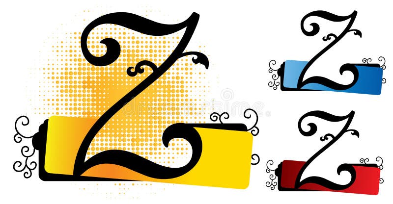 Alphabet z vector stock vector. Illustration of isolated - 21438688