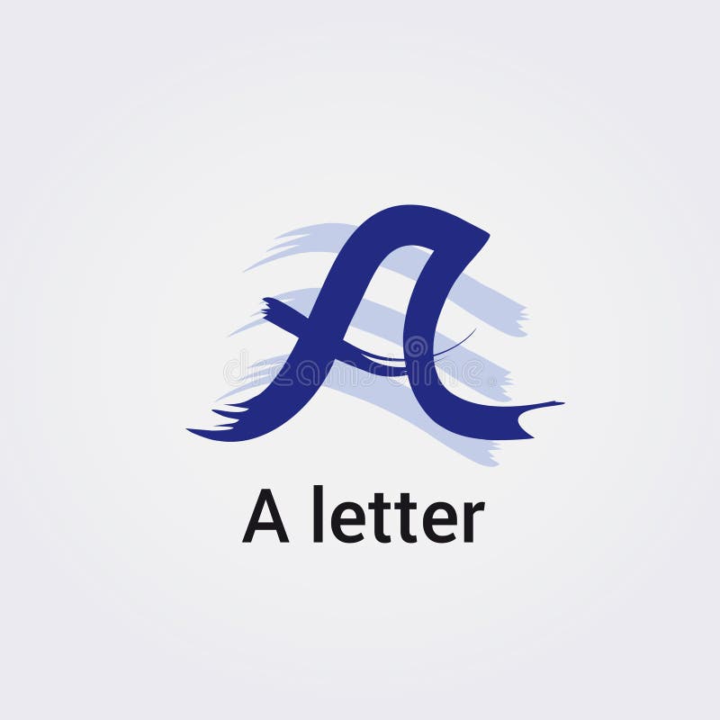 A Letter Icon Design Single Isolated Logo Design Brand Corporate ...