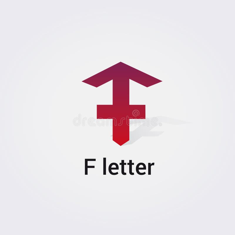 F Letter Icon Design Single Isolated Logo Design Brand Corporate ...