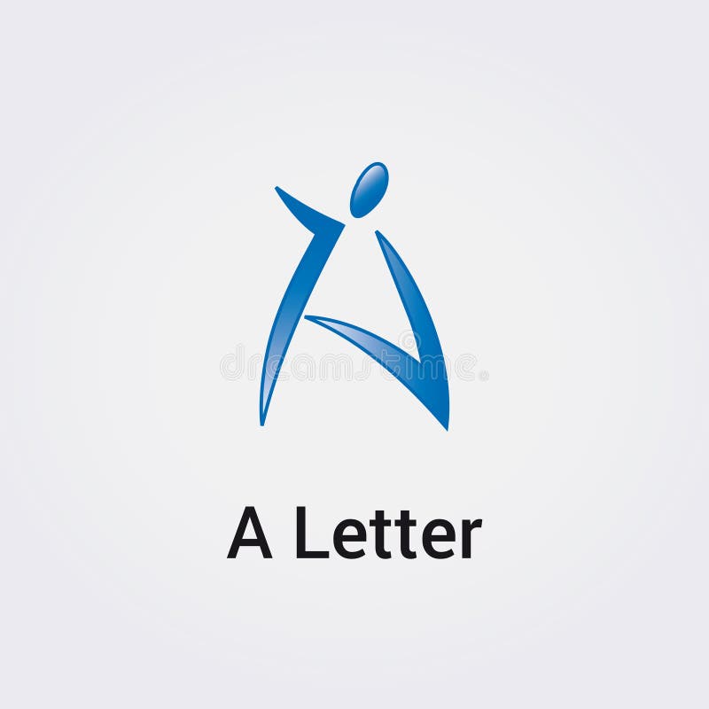 A Letter Icon Design Single Logo Design Corporate Identity Colors ...