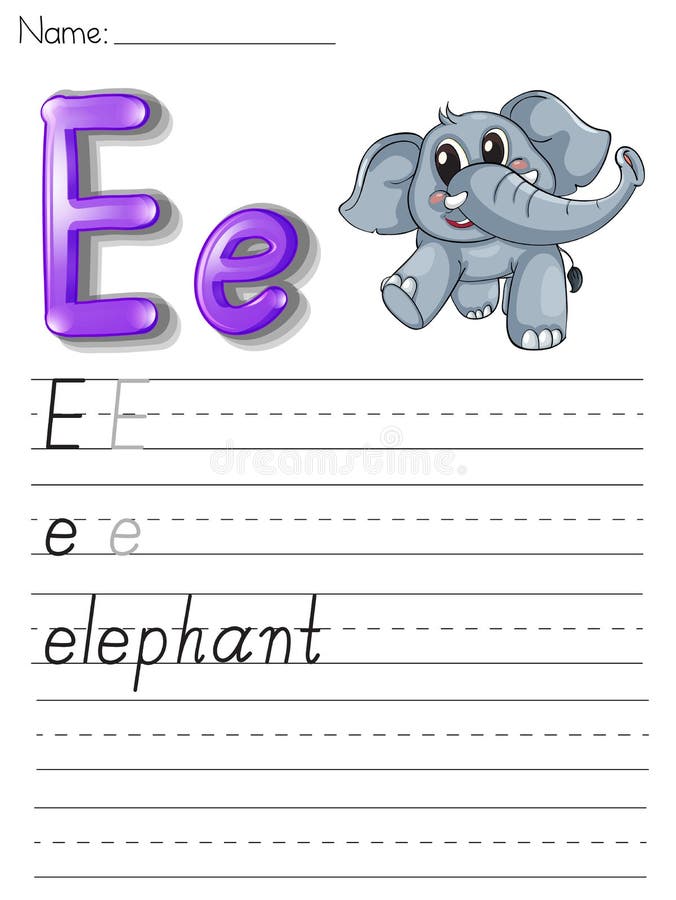 Alphabet-Spurarbeitsblatt: Schreiben a-Z Vektor Abbildung ...