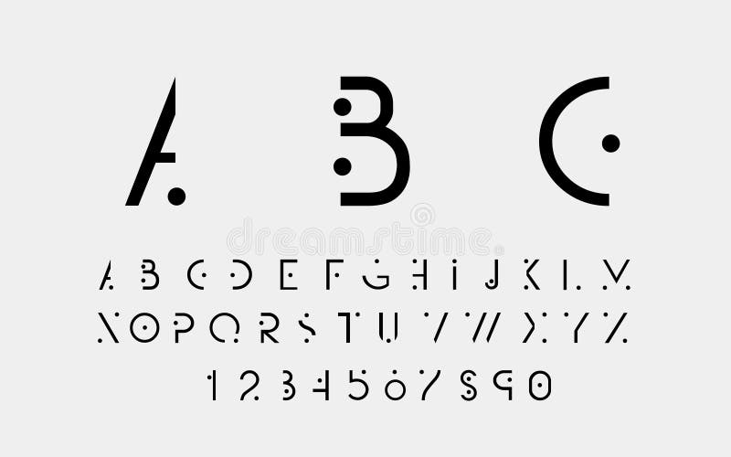 Vector alphabetic font stock vector. Illustration of type - 81830363