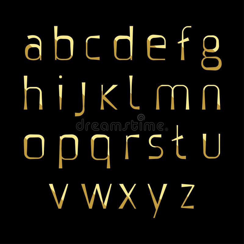 Gold Metallic Fonts Stock Illustrations – 472 Gold Metallic Fonts Stock ...