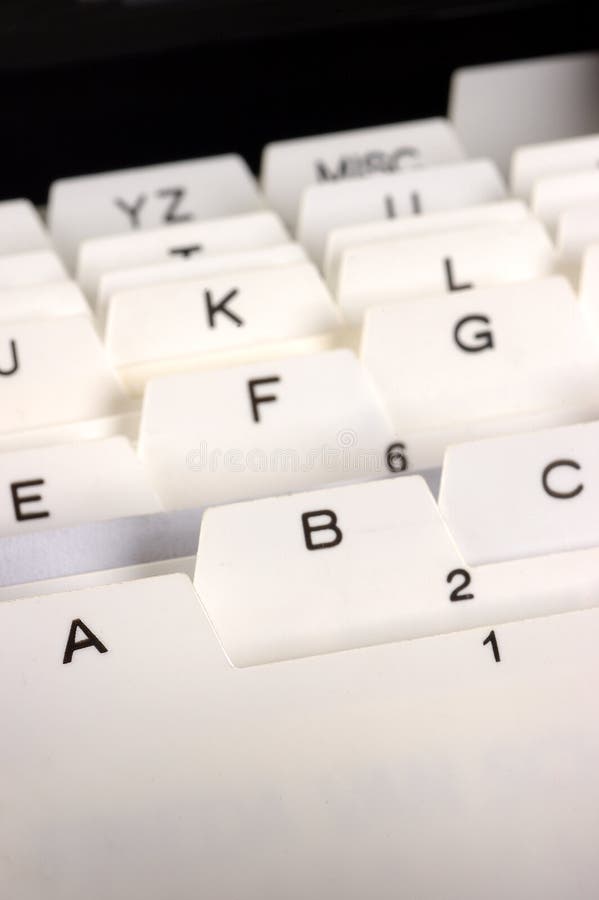 Alphabetical Tab System Stock Photos - Free & Royalty-Free Stock Photos ...
