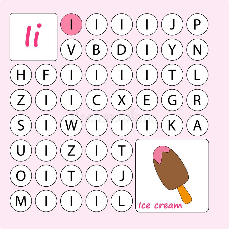 Alphabetical PUZZLE, Labyrinth. Learning a Letter Stock Vector ...