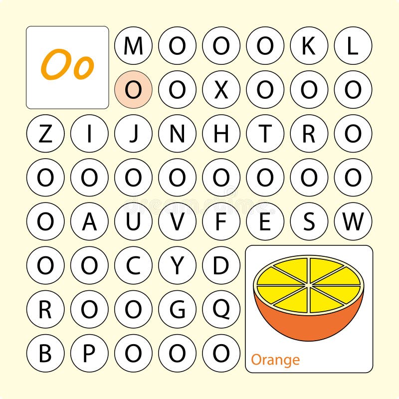 Alphabetical PUZZLE, Labyrinth. Learning a Letter Stock Vector ...