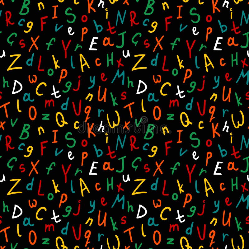 Colorful Alphabetical Vector Seamless Pattern, Abcpattern for Ba Stock ... Colorful Alphabetical Vector Seamless Pattern, Abcpattern for Ba Stock ...