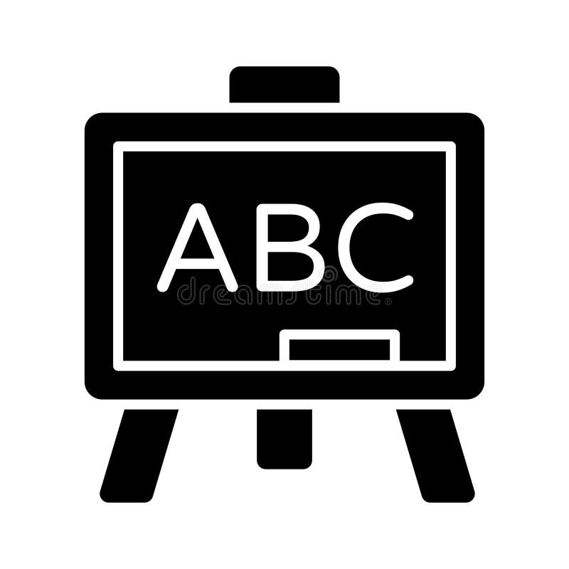 Alphabets of Board, Icon of Class Board, School Board, English Class ...