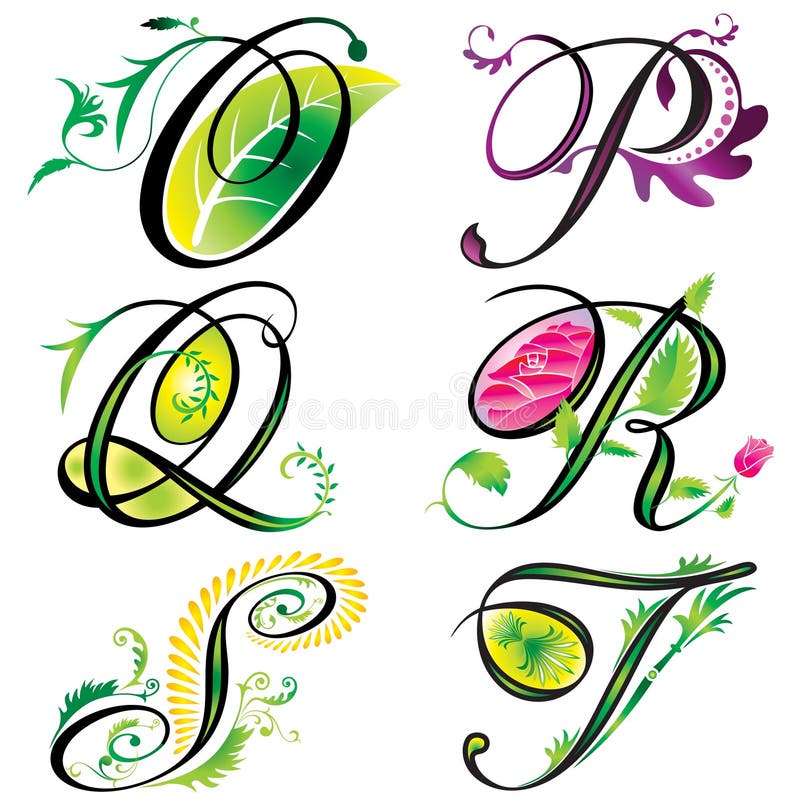 Alphabets Elements Design - S Stock Vector - Illustration of ornate ...