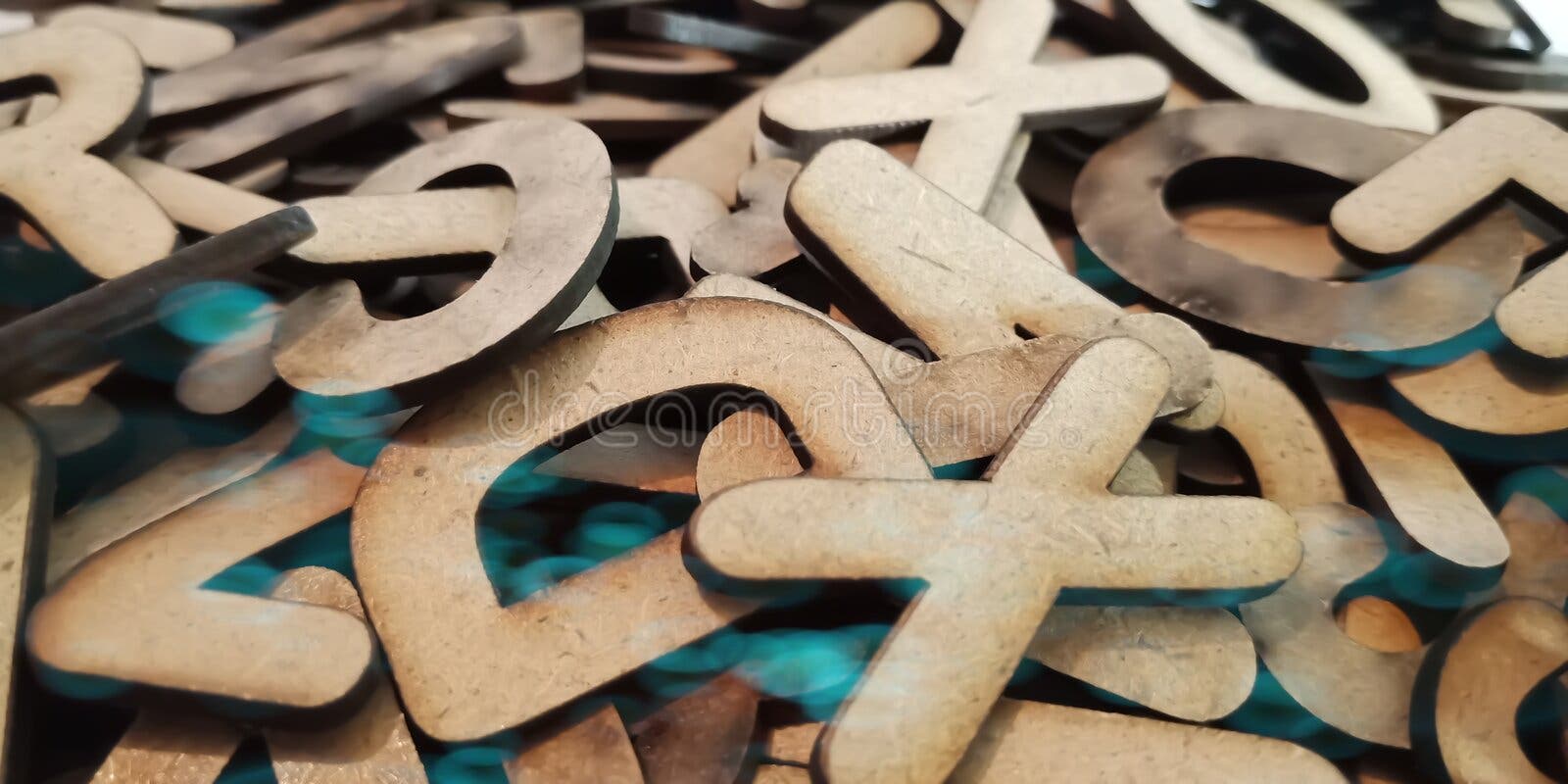 Alphanumeric Letters on Illustrations Background Blue Texture Stock ...